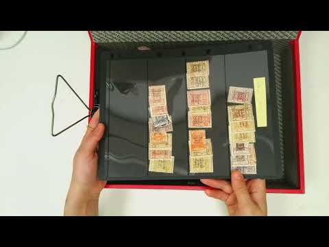 Saudi 1925 three-line overprint accumulation in box file | 11 February 2026