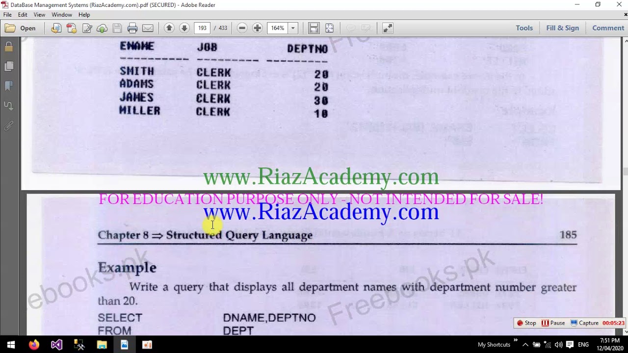 05   SQL SELECT Statement   Part 4   Using Arithmetic, Relational and Logical Operators