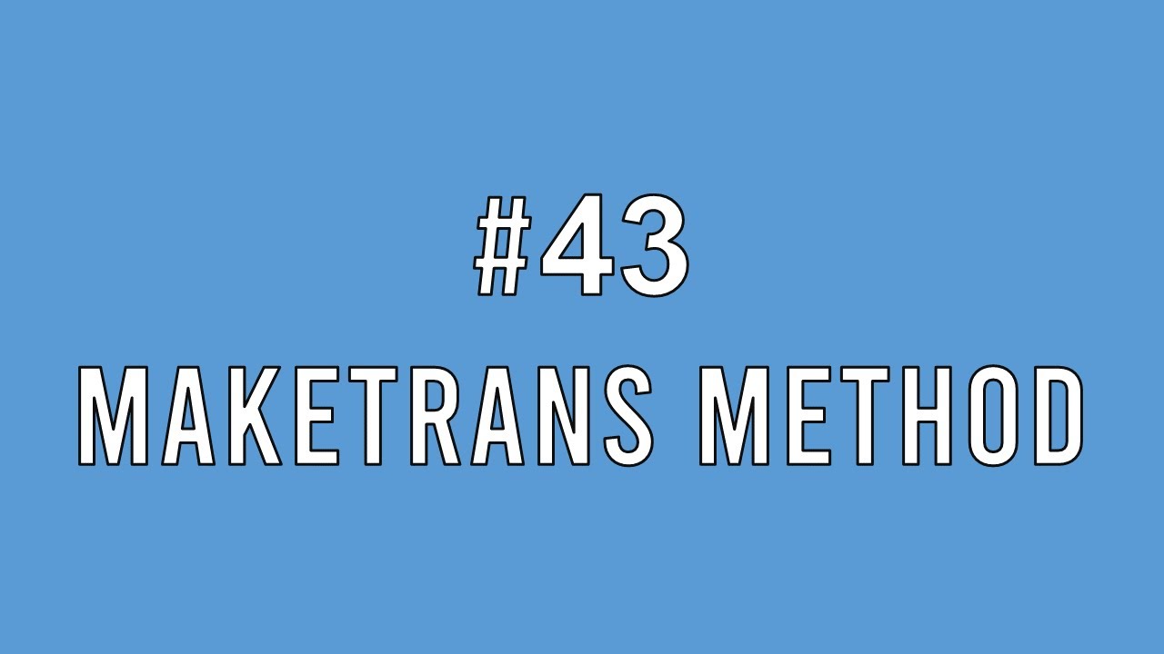 #43 [Python] maketrans method