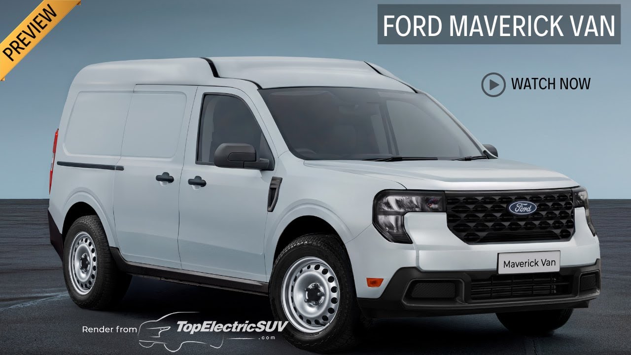 New Ford Maverick-Based Van Virtually Debuts, Sits Below the Transit ...