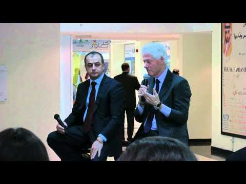 Bill Clinton offers career advice to UAE university graduates
