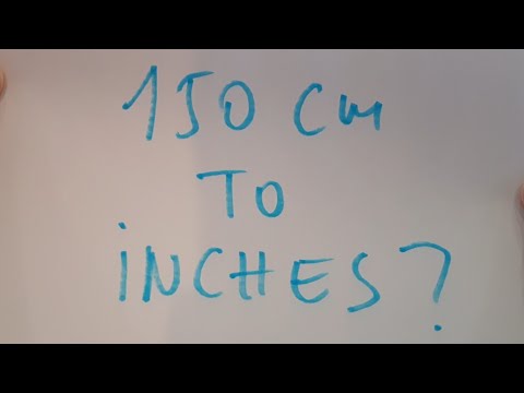 150 cm to inches?