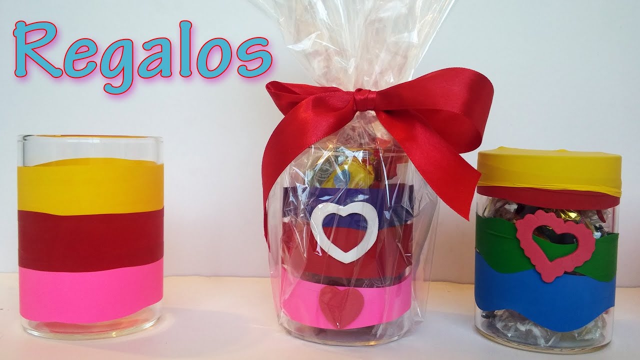Manualidades para regalar - Dulcero super FÁCIL - Manualidades para todos