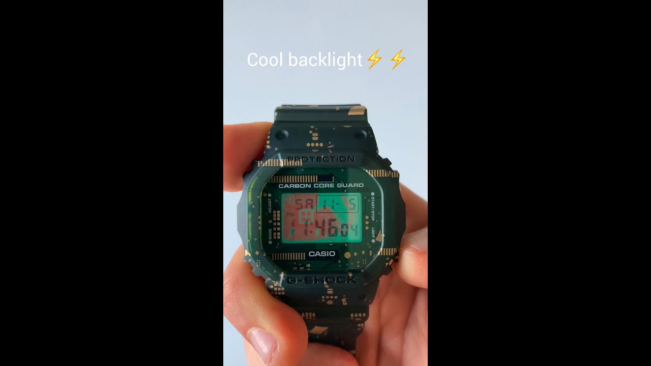 The Coolest Casio G-Shock Square Circuit Board Camouflage Limited Edition (DWE-5600CC)