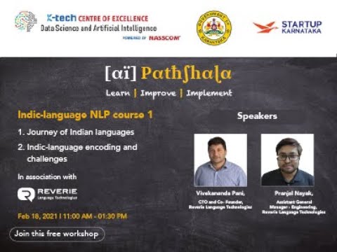 AI Pathshala - A 5 week NLP course on Indic language computing
