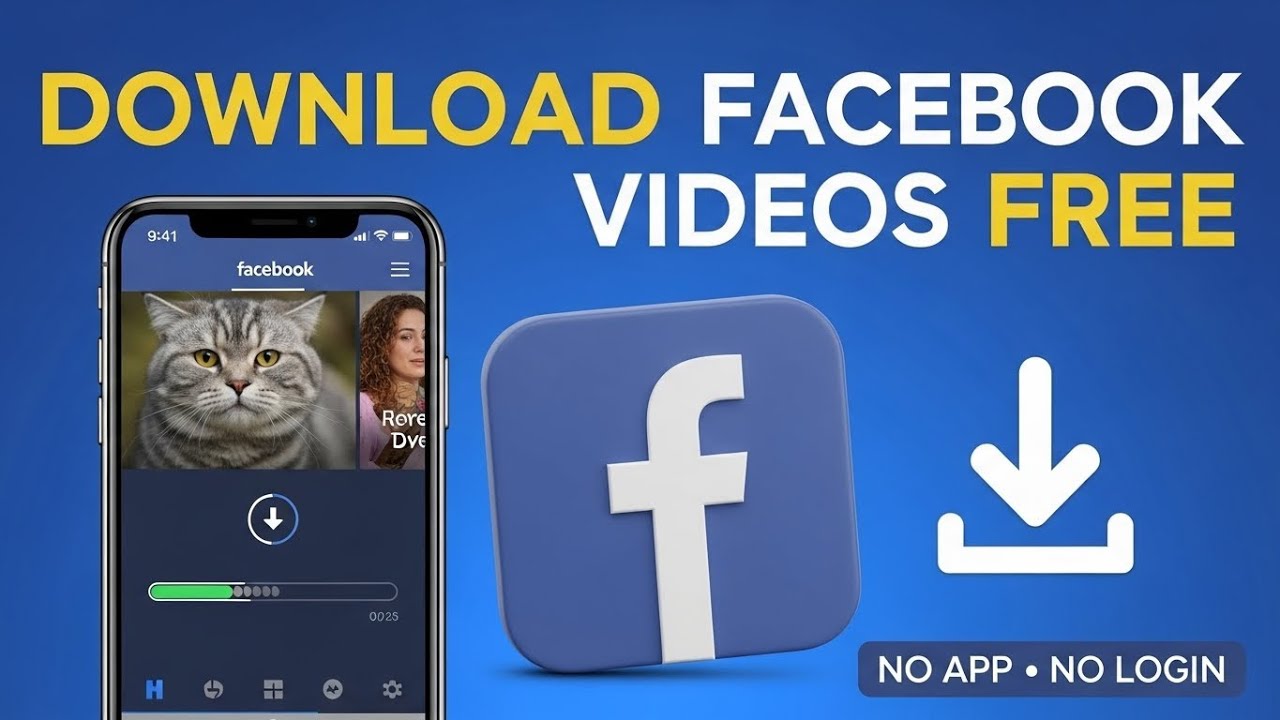 How to Download Facebook Videos & Reels FREE | No App, No Login