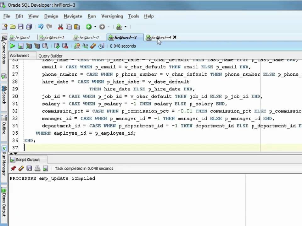 Oracle PL/SQL Tutorial -  Package Specifications