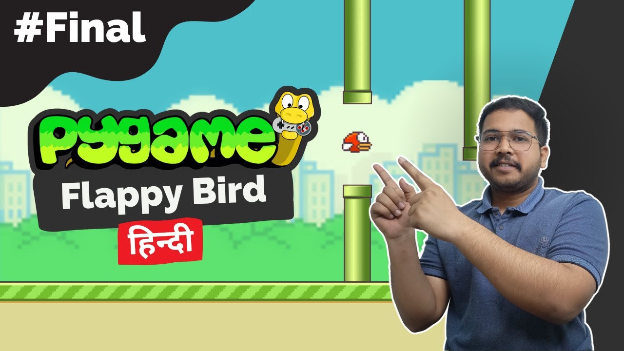 FINAL- Score and Restart | Flappy Bird in Python | Pygame Tutorial