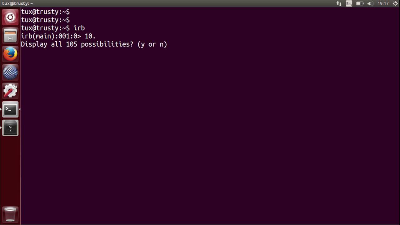 Ruby: Adding Completion to the IRB