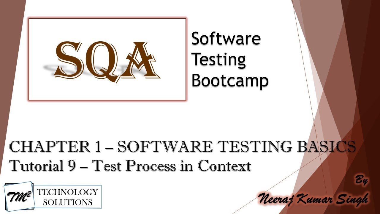 Software Testing Bootcamp | Test Process in Context | QA Training | Software Testing Tutorials