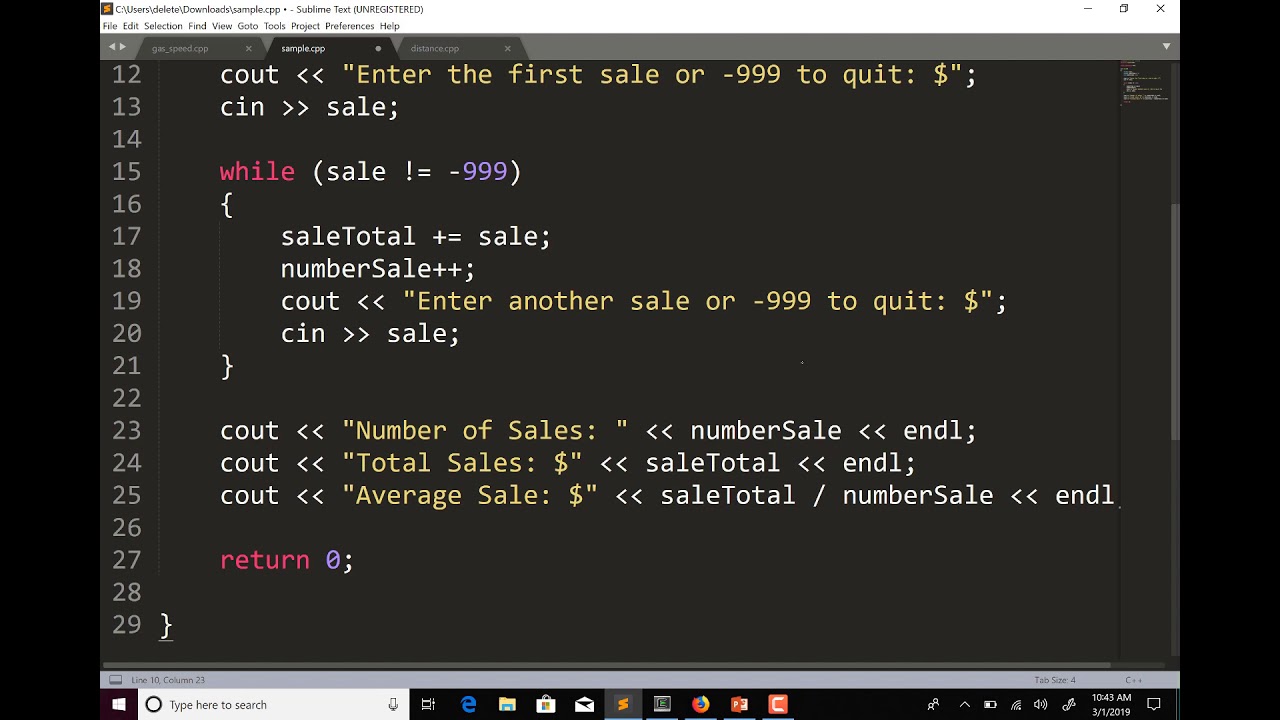 60 - Sentinels in programming