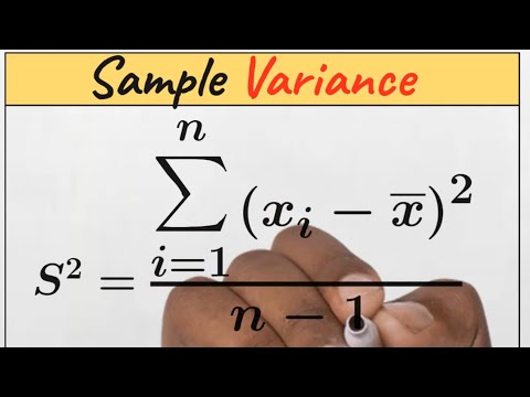 Sample Variance Formula explained #maths #statistics #variance #mathematics #variability