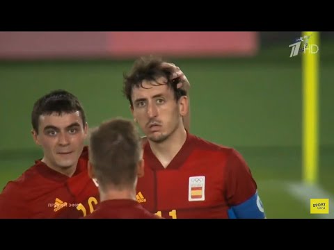 Brazil - Spain 1-1. Goal M. OYARZABAL. Olympic games Tokyo 2021. Final