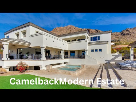 Inside a Camelback Luxury Estate w/ Seller Financing + 180° City Views