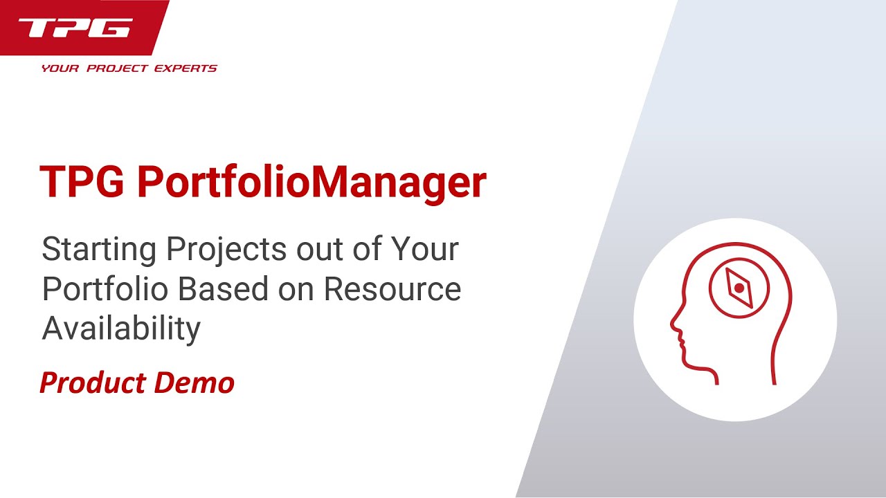 Ad-hoc Optimization of Resource Utilization in a Microsoft Project Portfolio (TPG PortfolioManager)