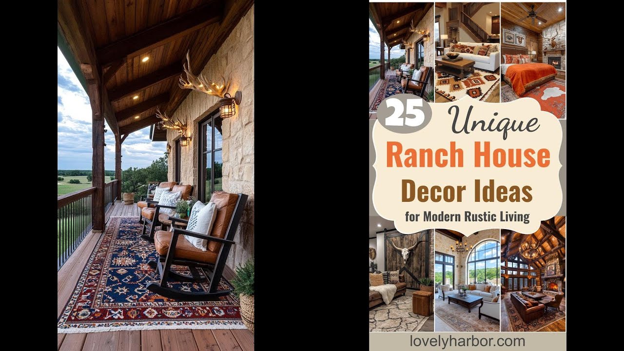 25 Chic Ranch House Decor Ideas for Modern Rustic Living