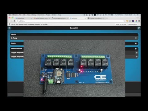 Particle Photon Time Schedule Activated Relay