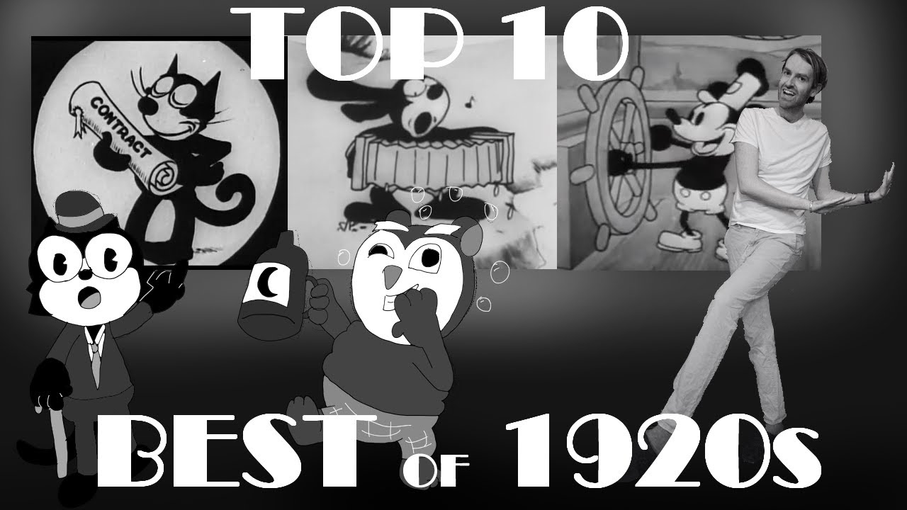 TOP 10 Best Cartoons of the 1920s- Old Skool Cartoons #50 (ft. Felix Chaplin)