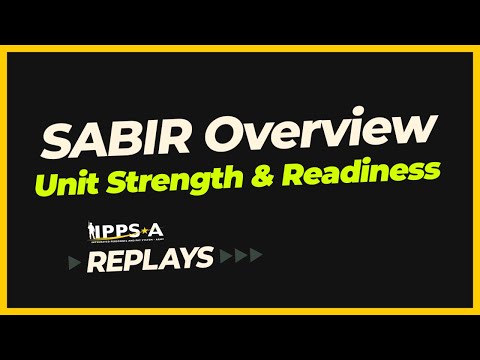 SABIR Overview: Unit Strength & Readiness