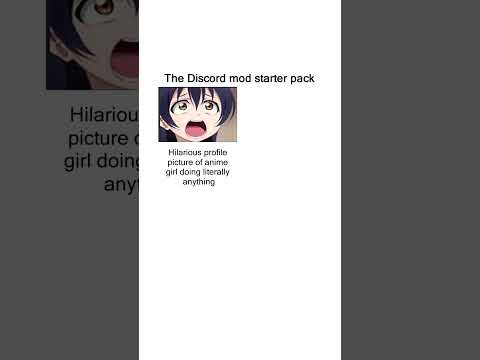 The discord mod starter pack meme #Memes