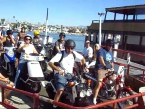 San Clemente Scooter Club Balboa Island Cruise