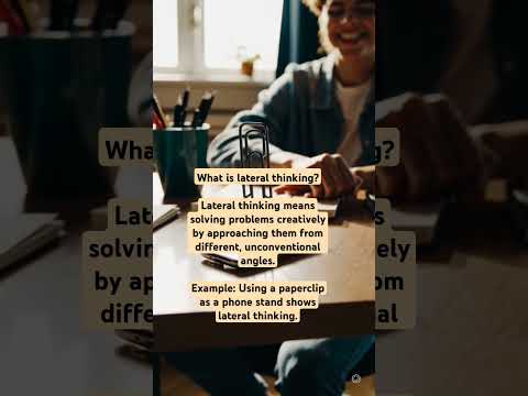 What is lateral thinking?