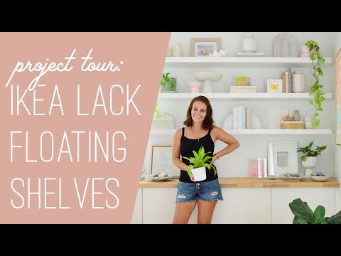 Adding Ikea Floating Shelves To Our Bedroom