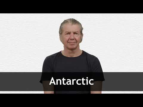 How to pronounce ANTARCTIC in American English