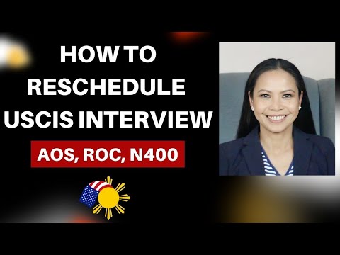 How to EFFICIENTLY Reschedule Your USCIS Interview