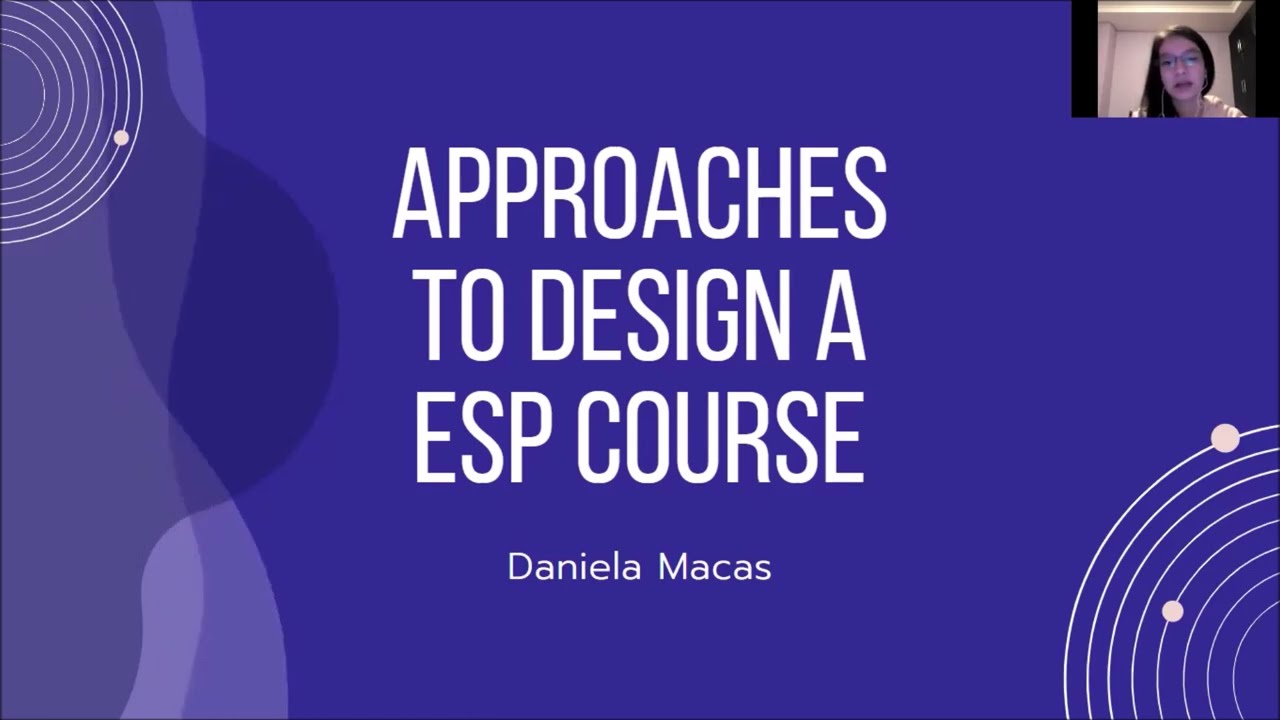 Approaches to design an ESP course
