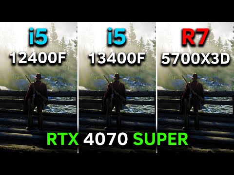 Core i5 12400F vs Core i5 13400F vs Ryzen 7 5700X3D | RTX 4070 SUPER | Test In 12 Games | 2024