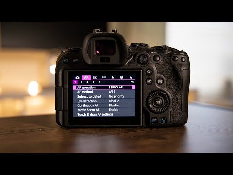Canon R5 / R6: Autofocus settings & menu setup (4147C002)