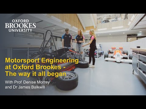 Motorsport Engineering at Oxford Brookes - The way it all began