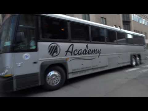 Academy: MCI D4500CT #17123 @ Greenwich & Morris Streets!