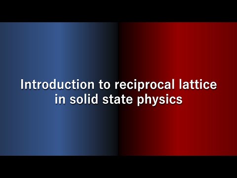 Introduction of reciprocal lattice in solid state physics
