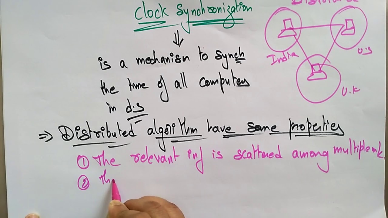 Clock Synchronisation | Distributed Systems | Lec-49 | Bhanu Priya