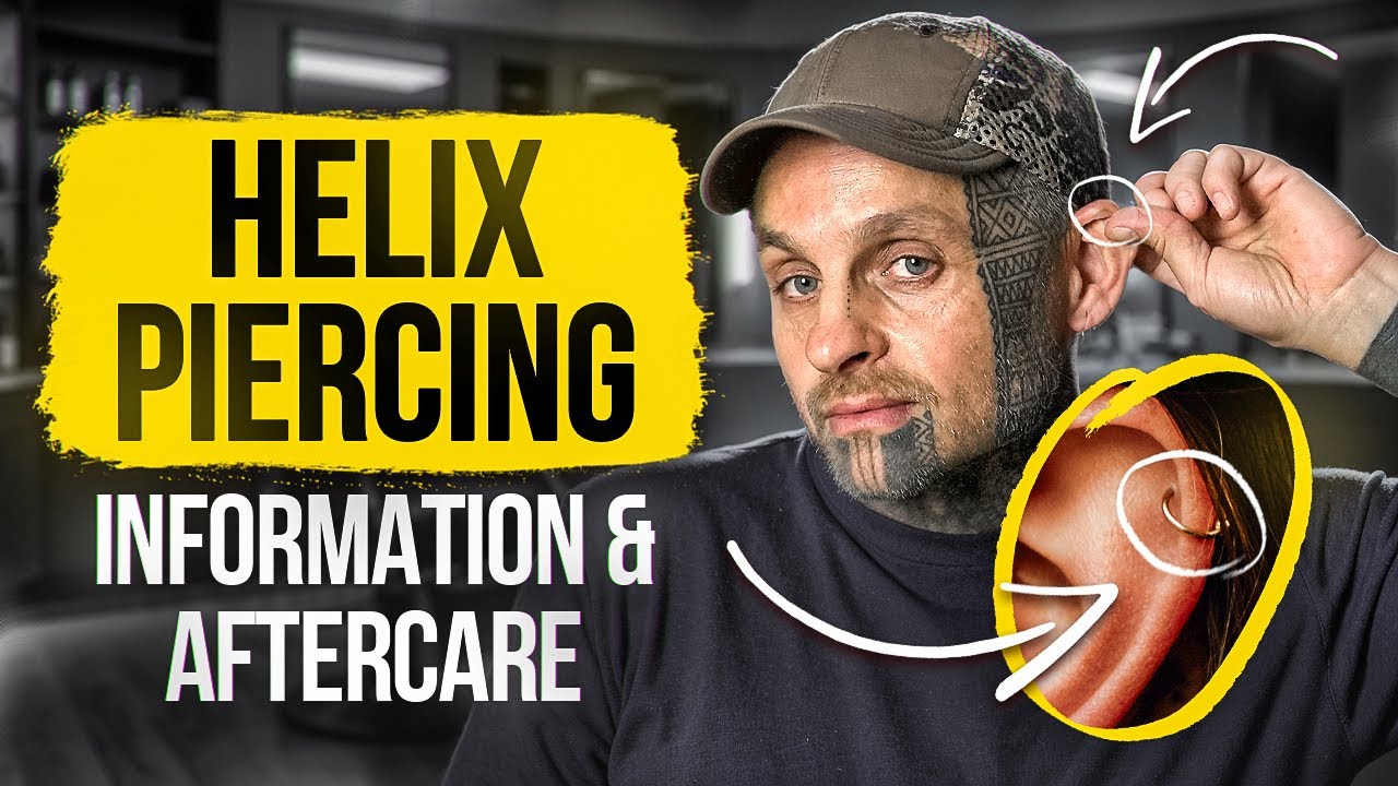 Helix Piercing Info & Aftercare | UrbanBodyJewelry.com