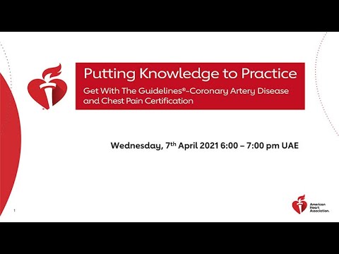 Chest Pain Certification and GWTG-CAD in MENA