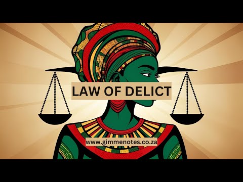 PVL3703 PODCAST - Law of Delict: Understanding Liability and Compensation ⚖️📜
