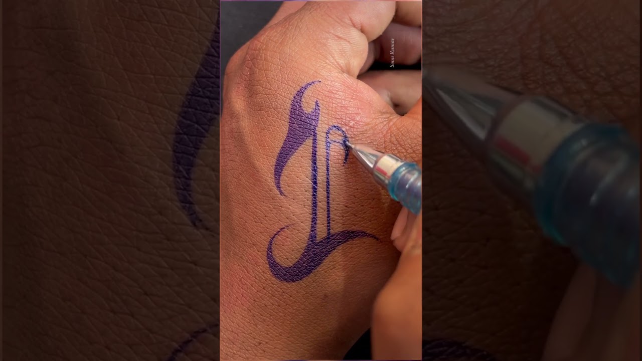 J letter tattoo idea #tattoo #shorys #reels