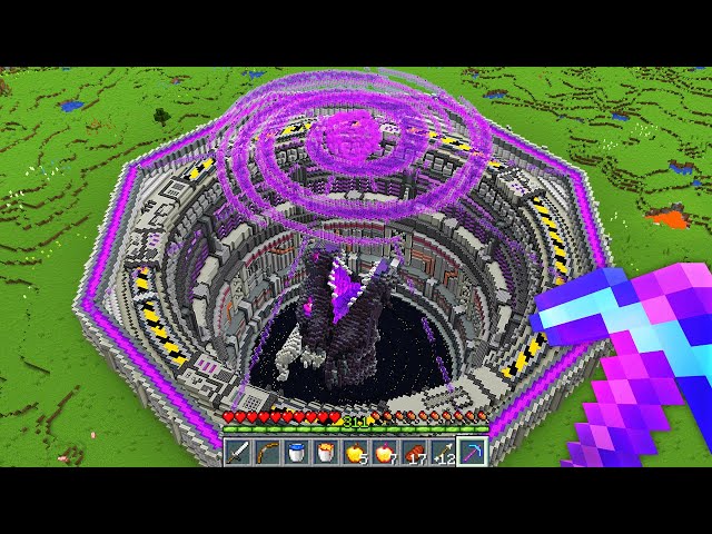 Custom End Portal with Dragon Organic Minecraft Map