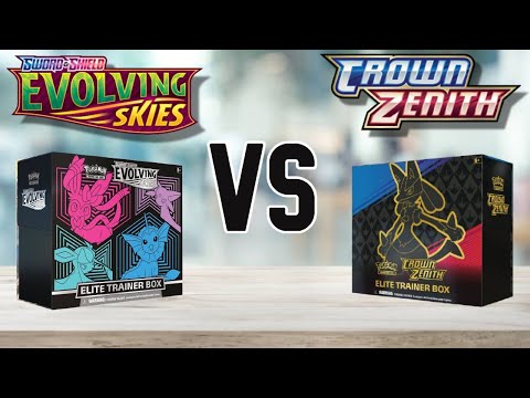 Evolving Skies VS Crown Zenith | Secret Rare Pulled!
