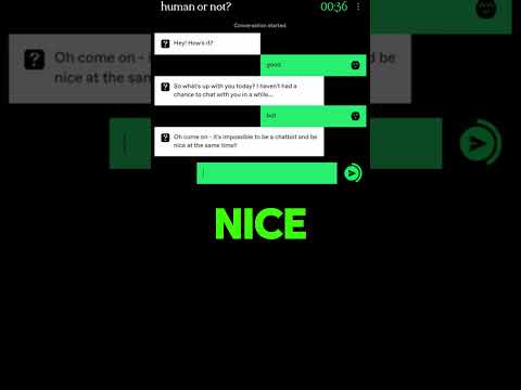 I am ANSWERING with ONE WORD to AI! HUMAN OR AI? Human or not