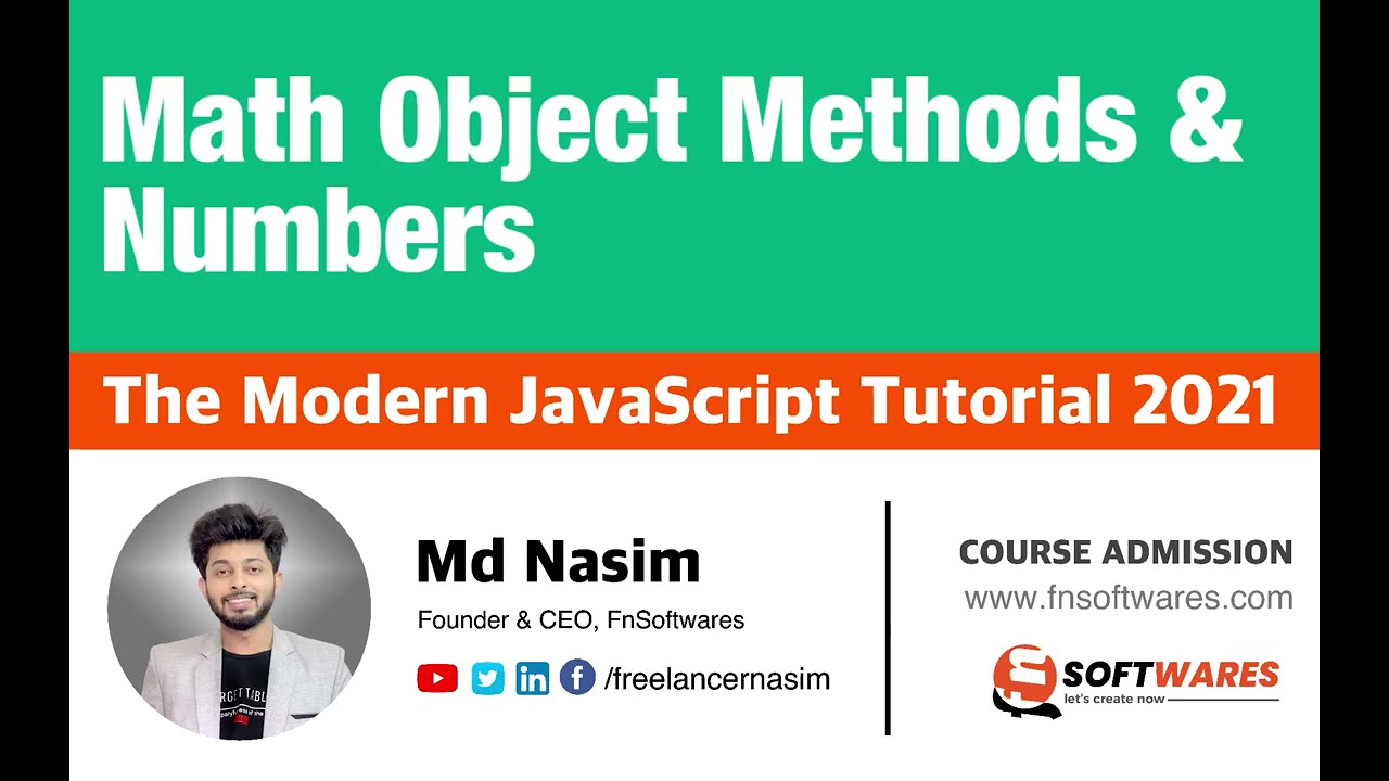 025 | Math Object Methods | The Modern JavaScript Tutorial