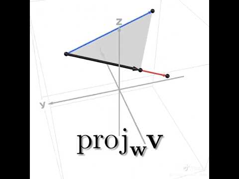 Vector Projection in 3D | Visualising proj₍w₎ v with Desmos 3D #desmos3d #vectors