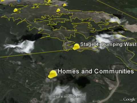 Appalachian Mountaintop Removal in Google Earth & Maps