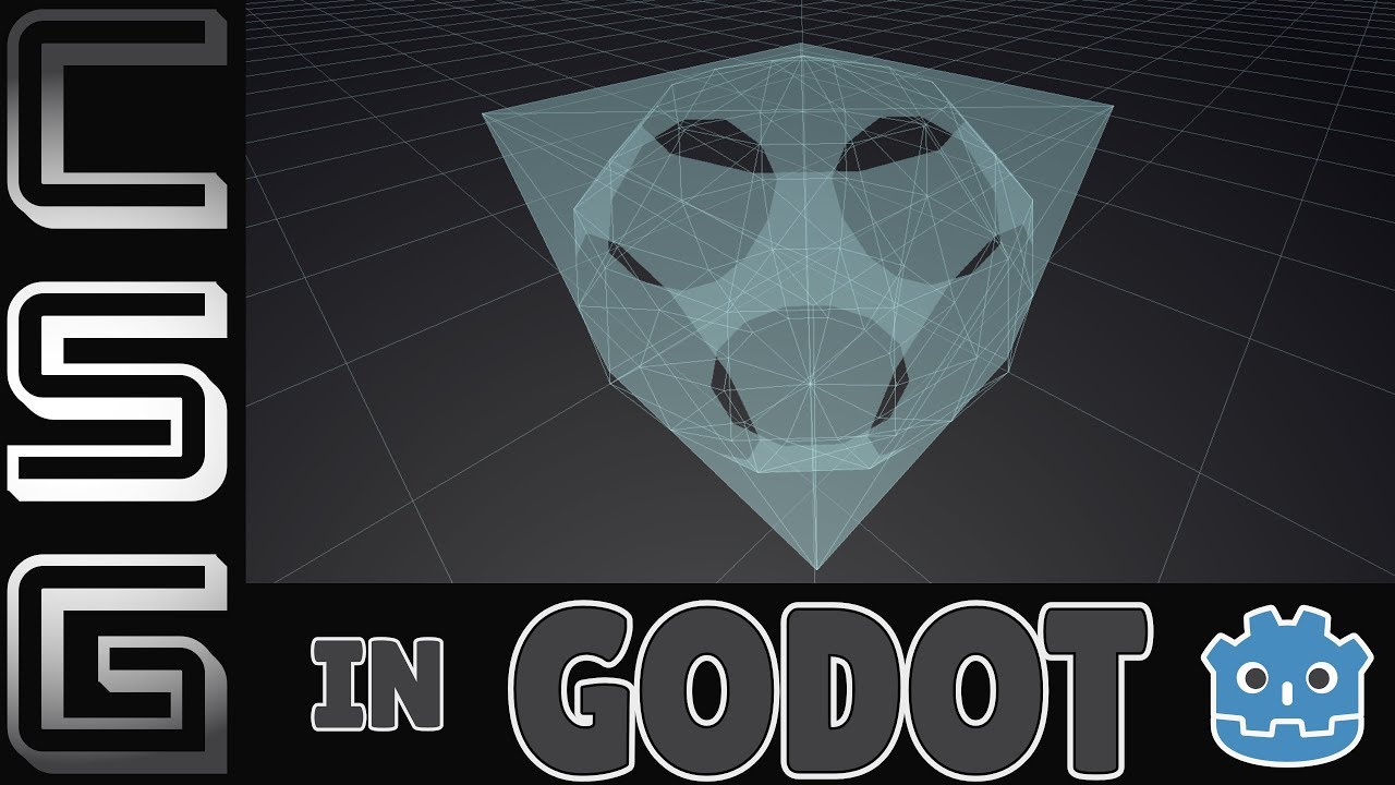 Godot Get's CSG (Constructive Solid Geometry) Support!