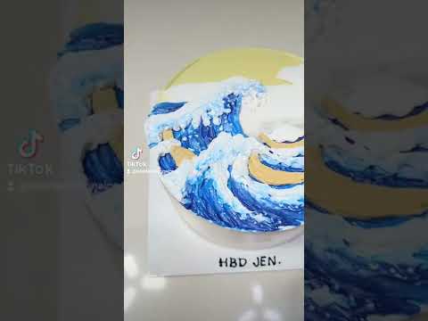 Beach Wave Cake