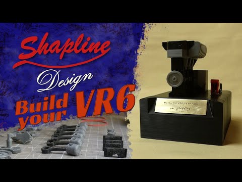 📱 VW VR6 engine・ 3D File for ・Cults