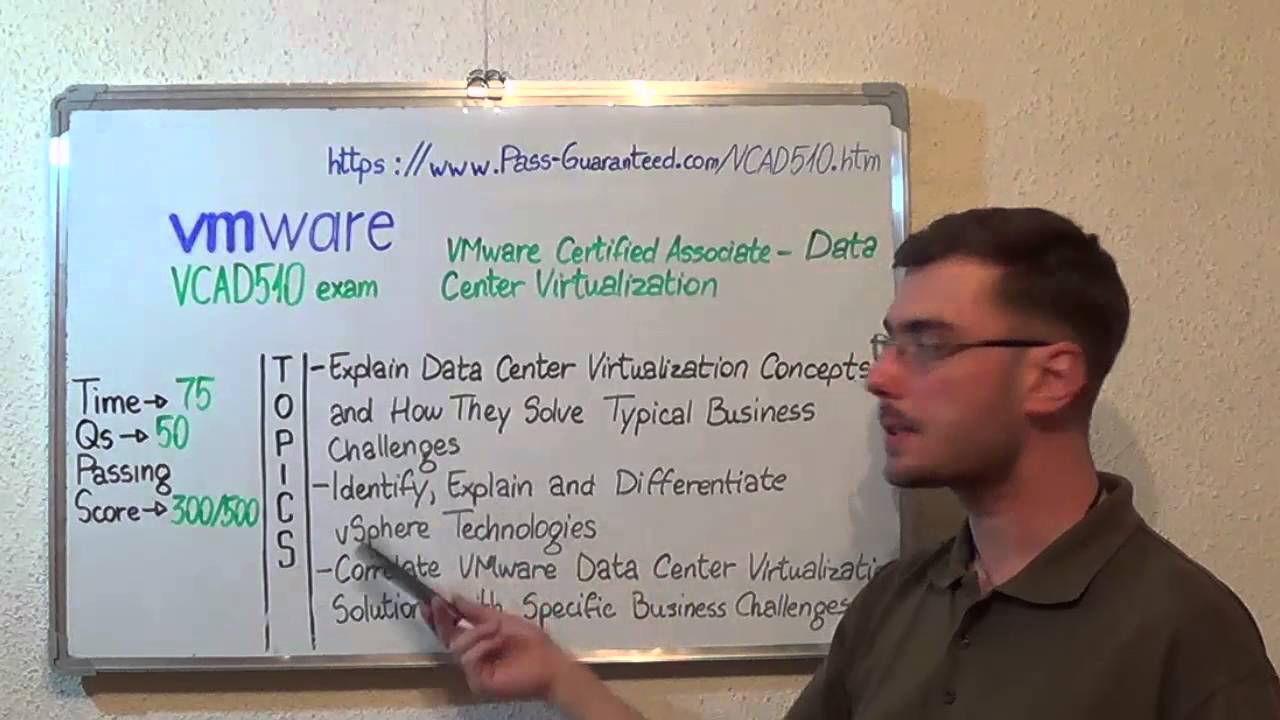 VCAD510 – VMware Exam Data Center Test Virtualization Questions